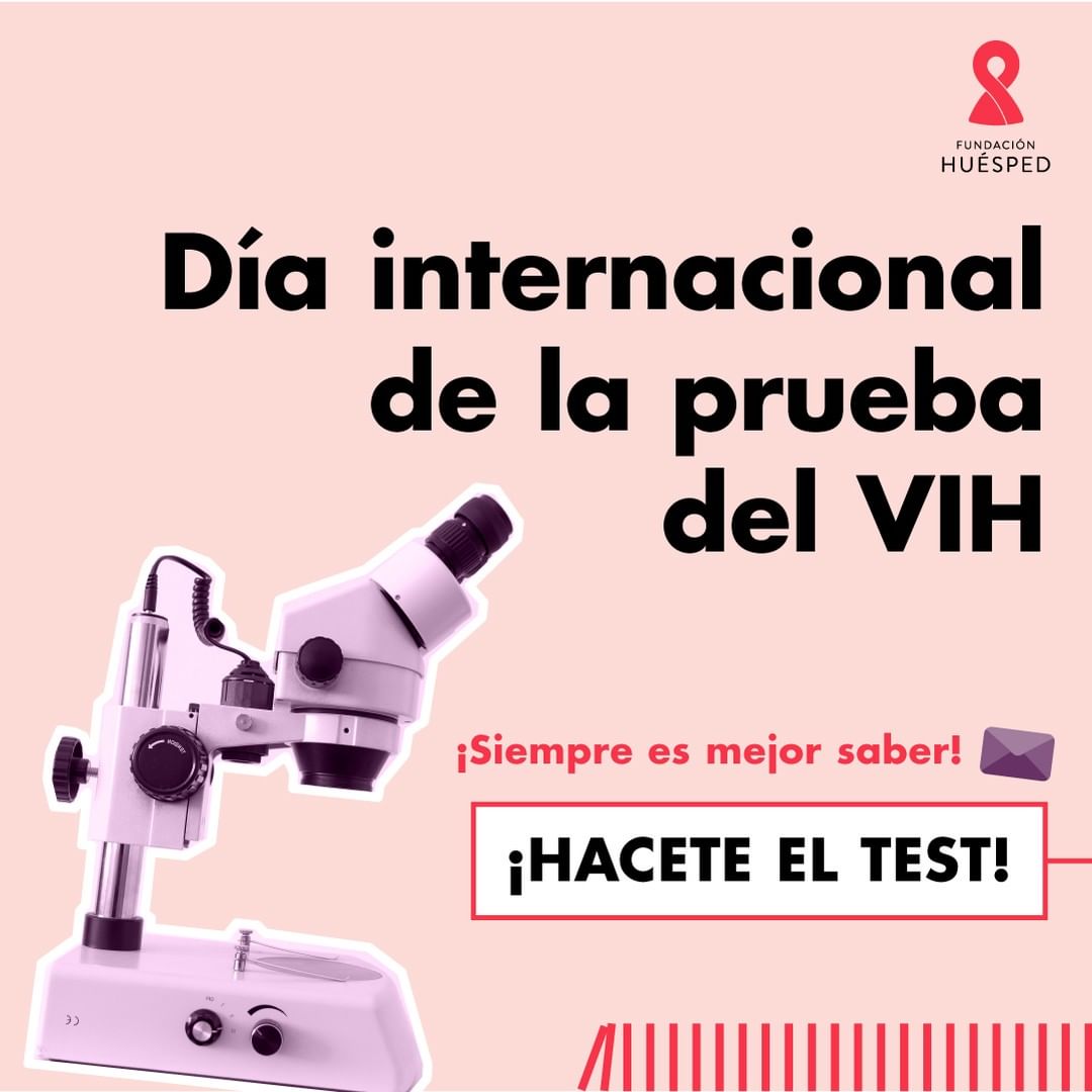 Día internacional de la prueba del VIH. SIDA STUDI