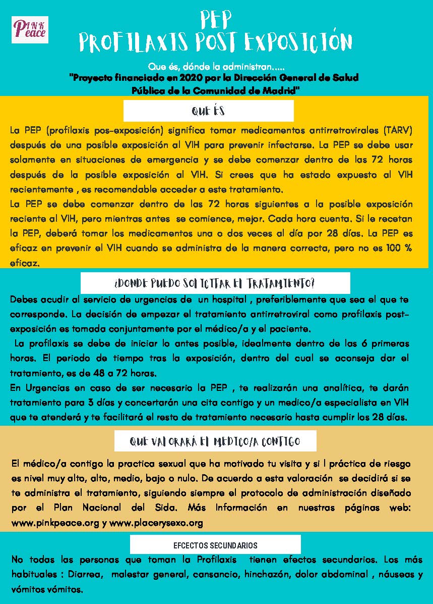 PEP profilaxis pos exposición. SIDA STUDI