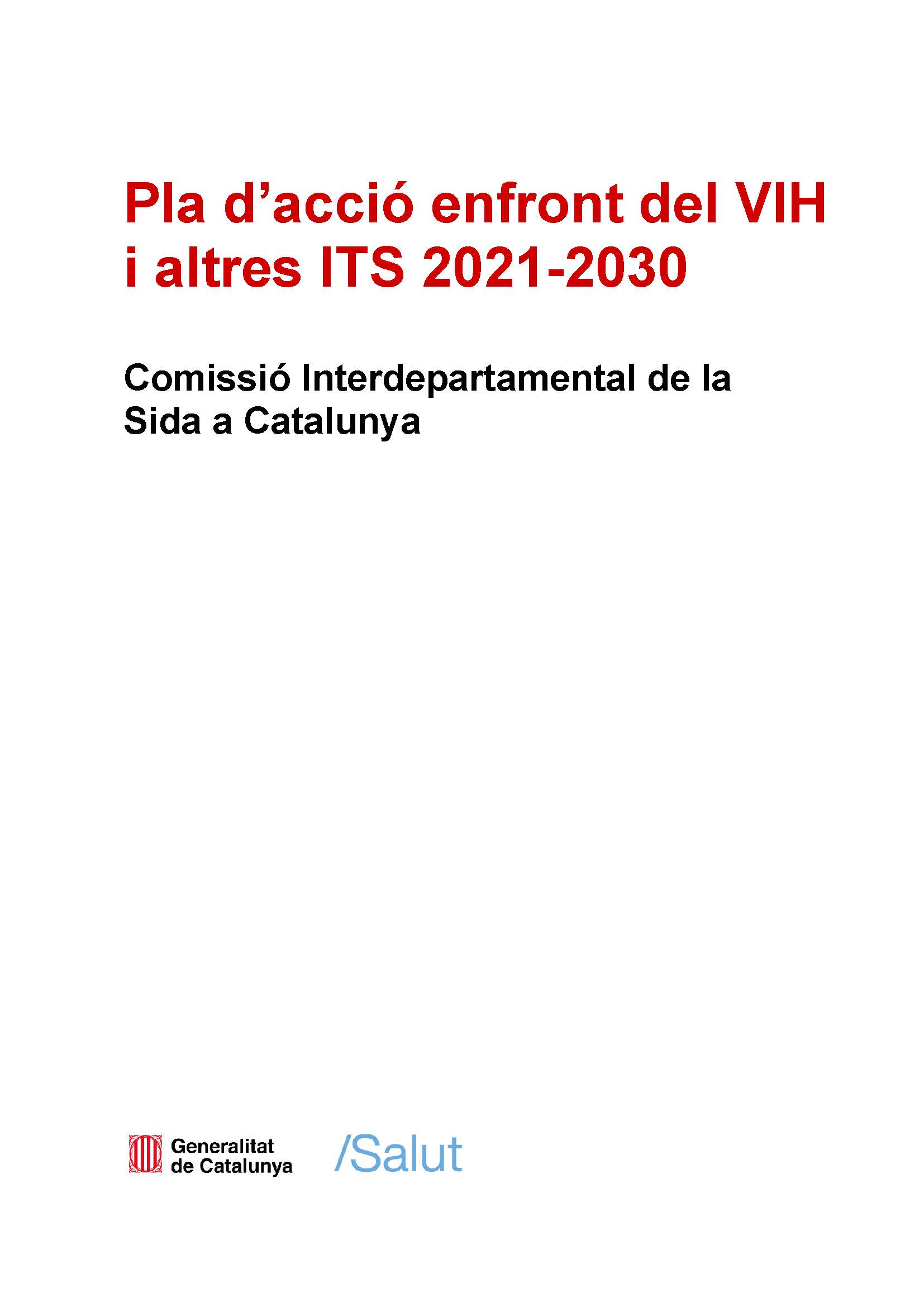 Pla d’acció enfront del VIH i altres ITS 2021-2030. SIDA STUDI