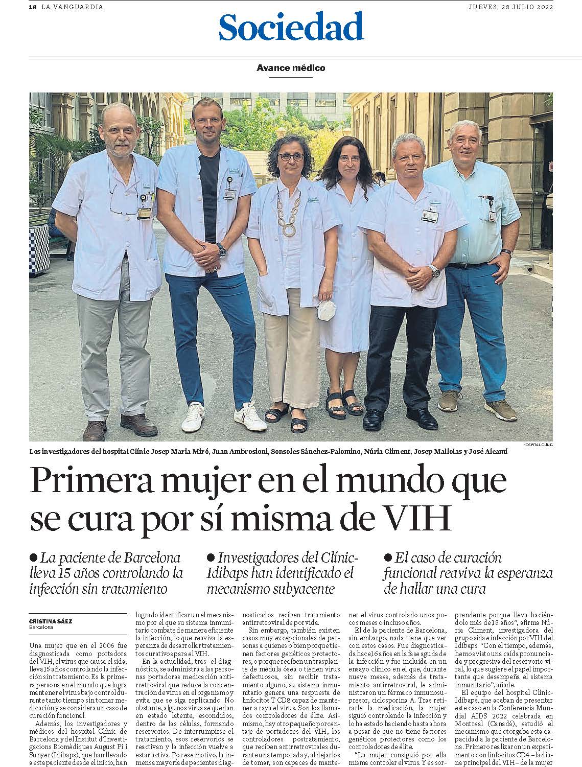 Primera mujer en el mundo que se cura por sí misma de VIH. SIDA STUDI