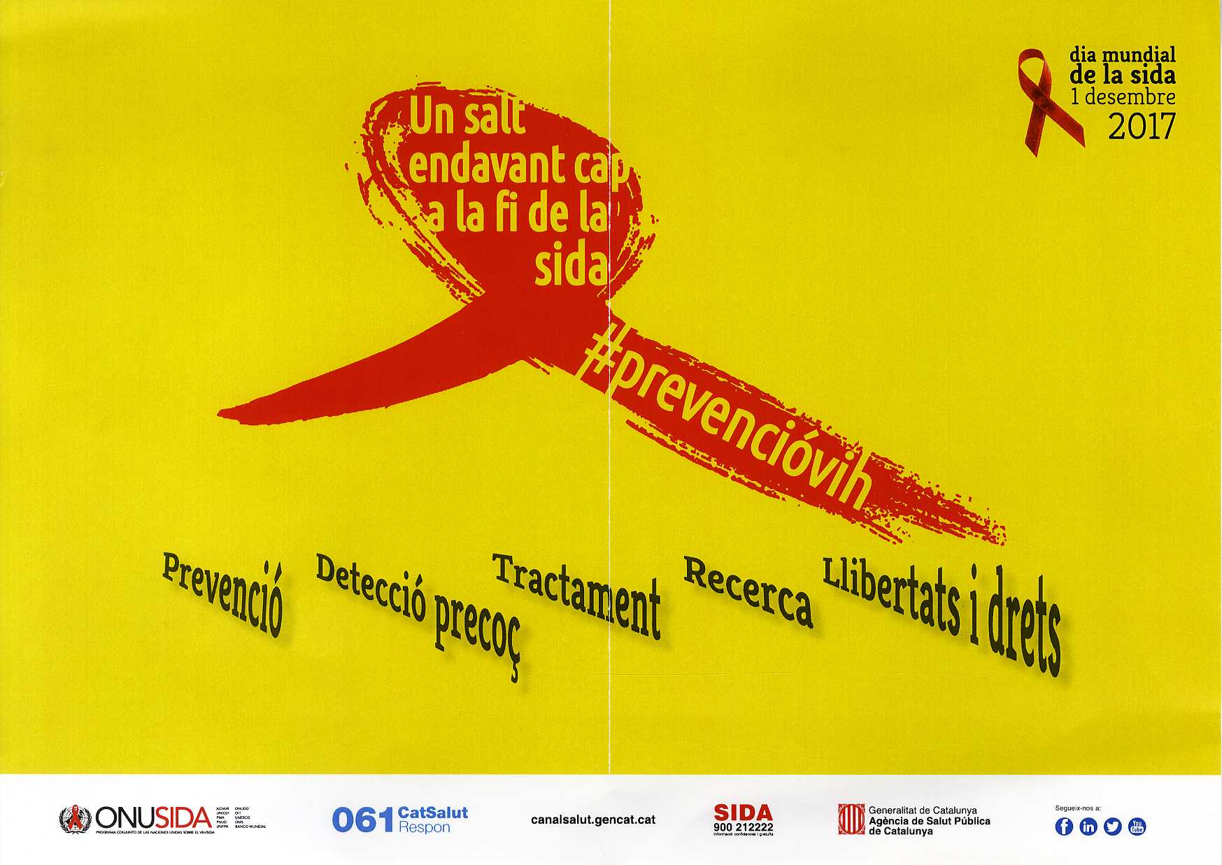 Un salto hacia adelante para el final del sida #prevencióVIH. SIDA STUDI