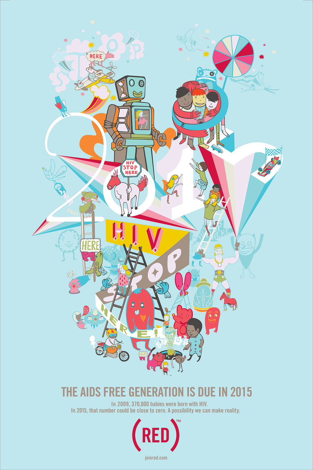 The aids free generation is due in 2015 transmission. SIDA STUDI