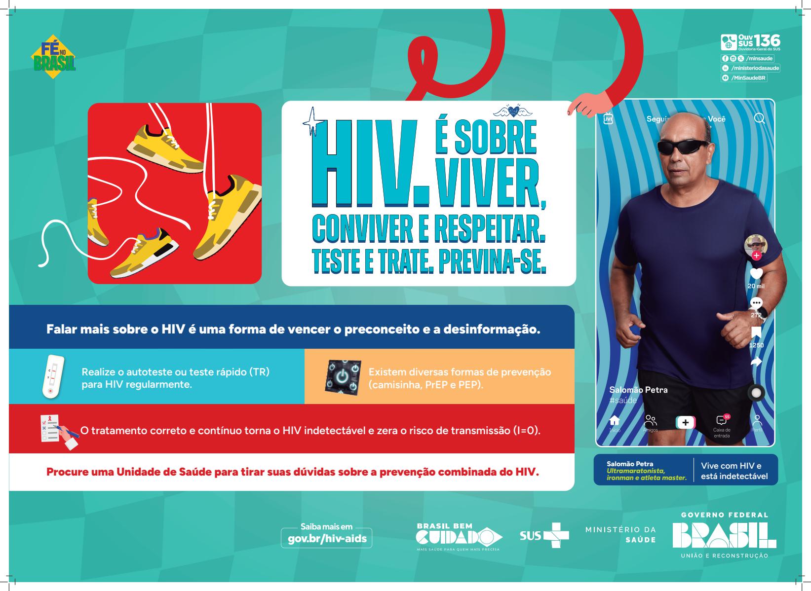 VIH. Se trata de vivir, convivir y respetar. Testeate y tratar ...