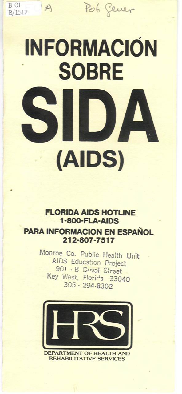 Información sobre sida (AIDS). SIDA STUDI