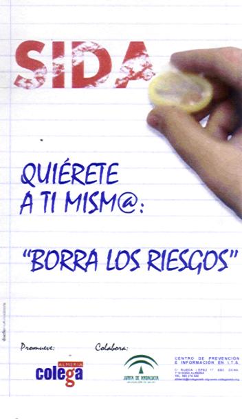 Sida : quiérete a ti mism@ : borra los riesgos. SIDA STUDI