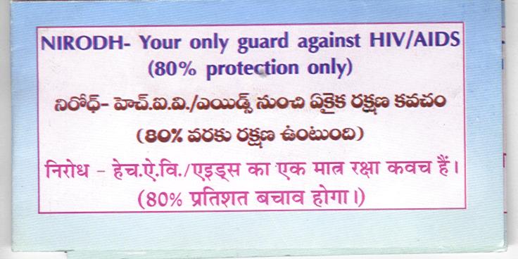 Condones NIRODH: tu único guardián contra el VIH/sida (80% de ...