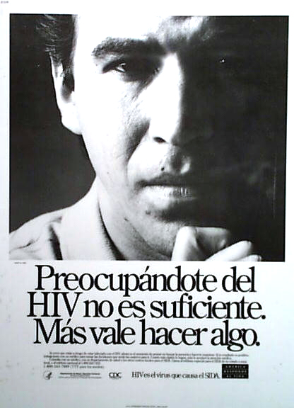 Preocupándote del HIV no es suficiente : más vale hacer algo. SIDA STUDI