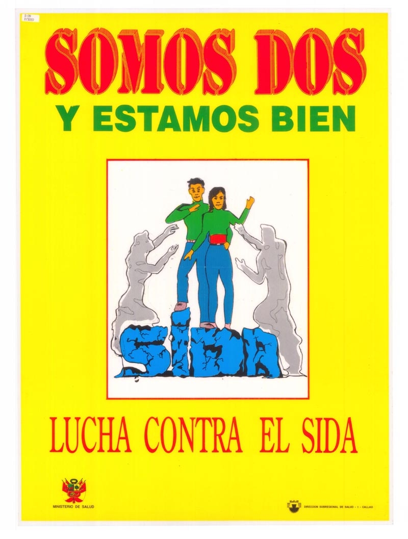 Somos dos y estamos bien. Lucha contra el sida. SIDA STUDI