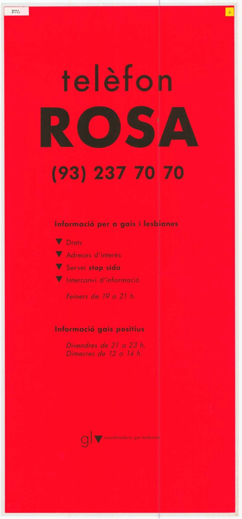 Teléfono rosa. SIDA STUDI